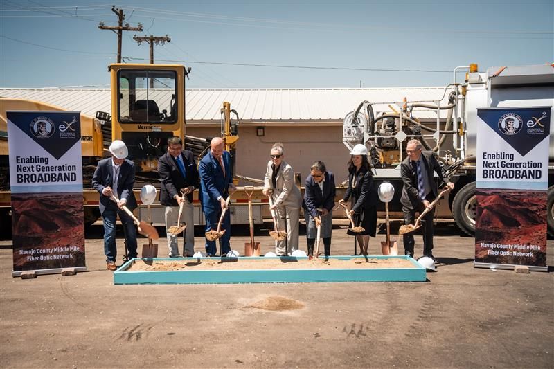 Navajo County and eX² Technology Celebrate Groundbreaking Of Middle ...